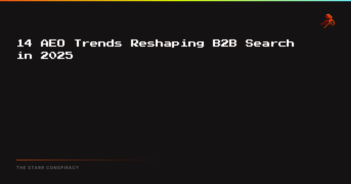 14 AEO Trends Reshaping B2B Search in 2025